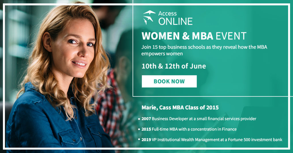 Empower through education. Join the Women & MBA online event ...